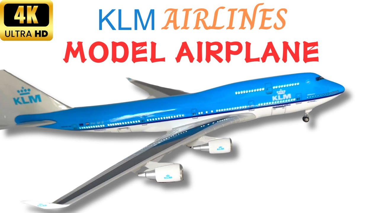 Unboxing - 🛫KLM Airlines Boing 747 1:160 Scale Model Diecast Plane ...