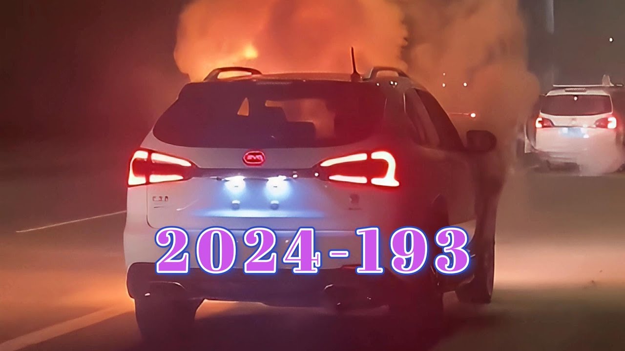 私が記録した2024年のBYD車の193台目の自動車火災！BYD Tang！ - YouTube