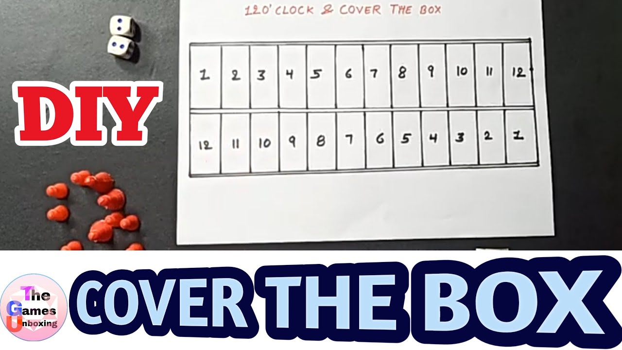Board Game Cover The Box | DIY | Indoor Game | Homemade Game | The ...