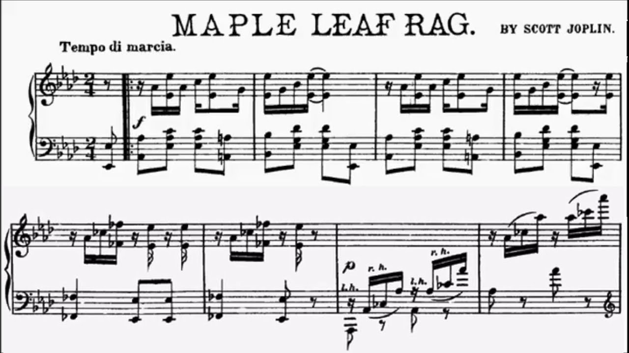 ABRSM Piano 2025-2026 Grade 8 C2 Joplin Maple Leaf Rag Sheet Music - YouTube