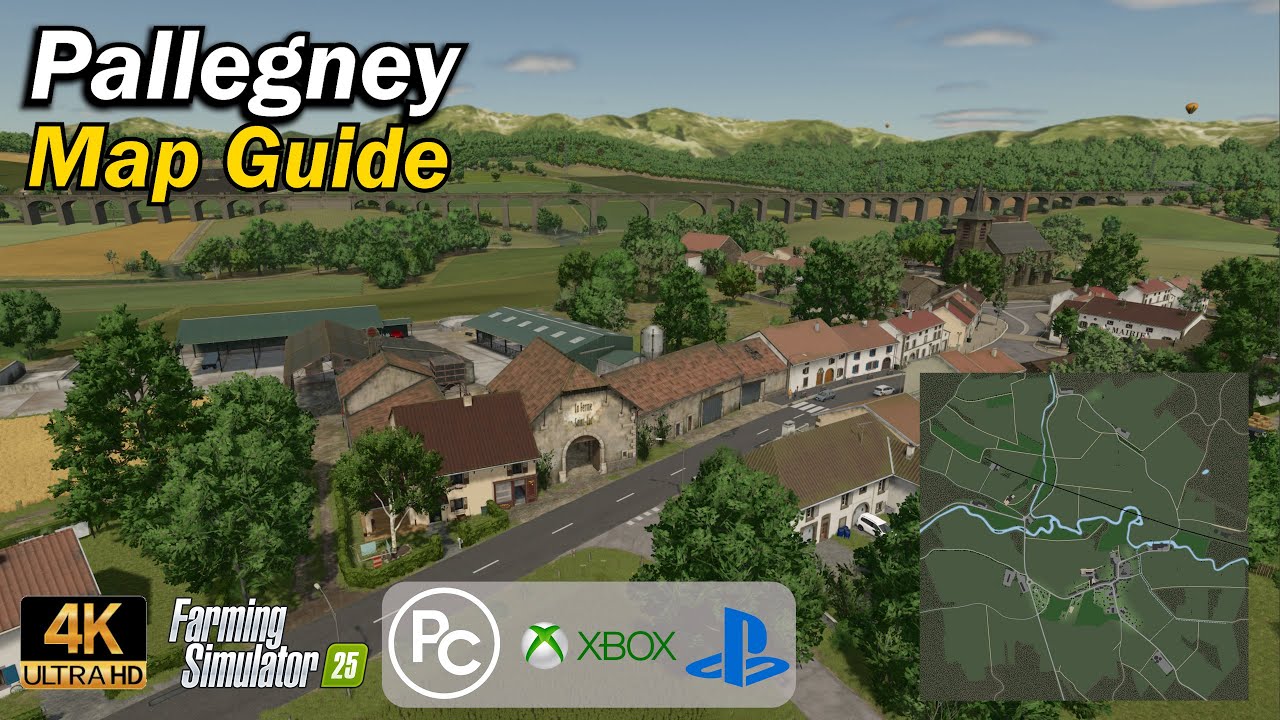 Pallegney | Map Guide | Farming Simulator 25 - YouTube