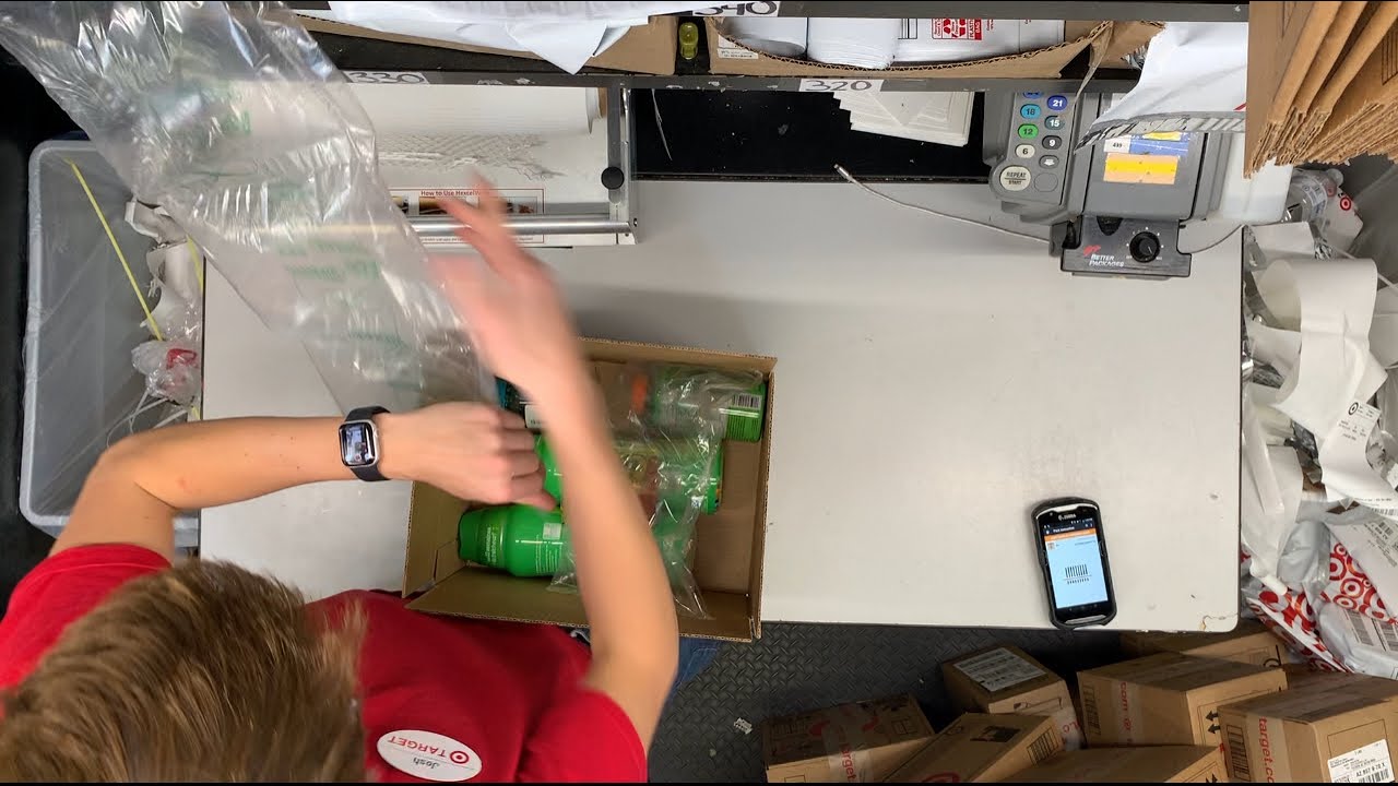 POV of a Target Employee | Packing Orders and Boxes 📦 | Behind The ...