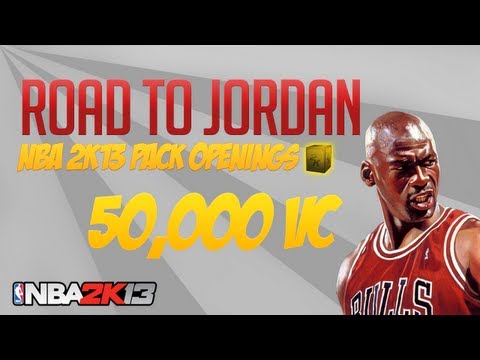 NBA 2k13 50,000 VC PACK OPENING! Road To Jordan Episode 25