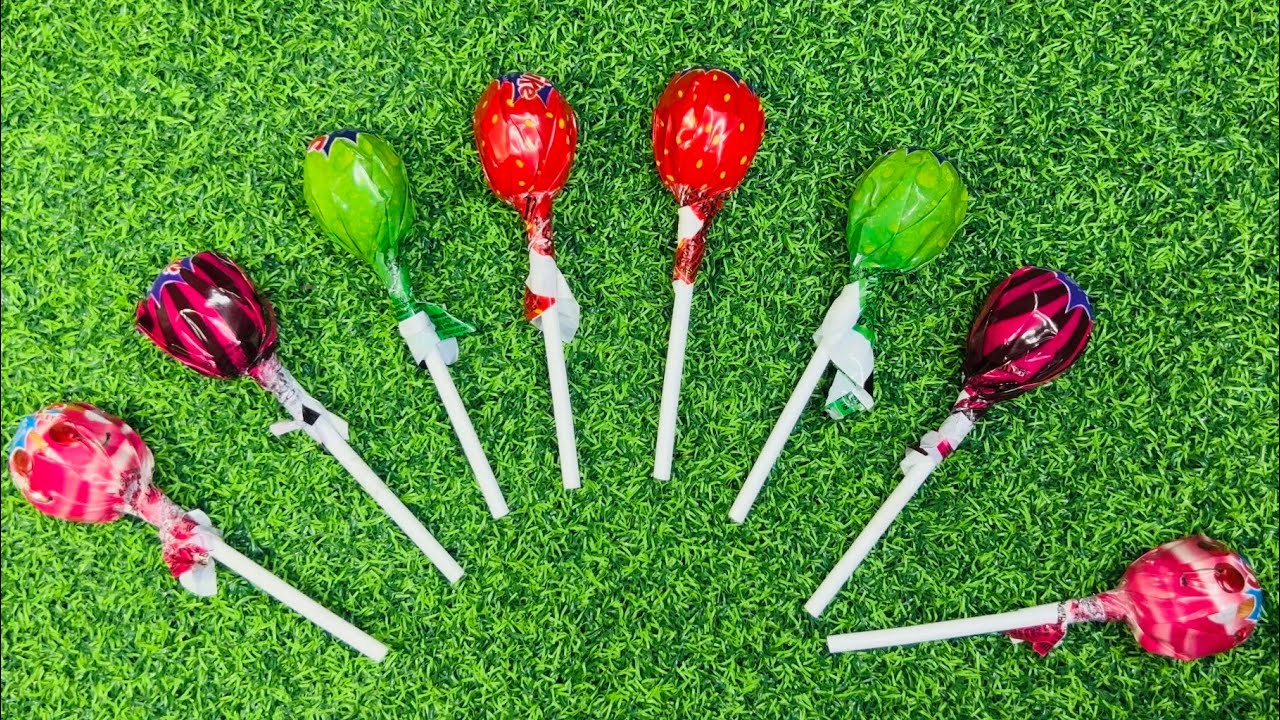 Green Chupa shups Sweet Candies Unpacking ASMR |Satisfying Yummy Video ...