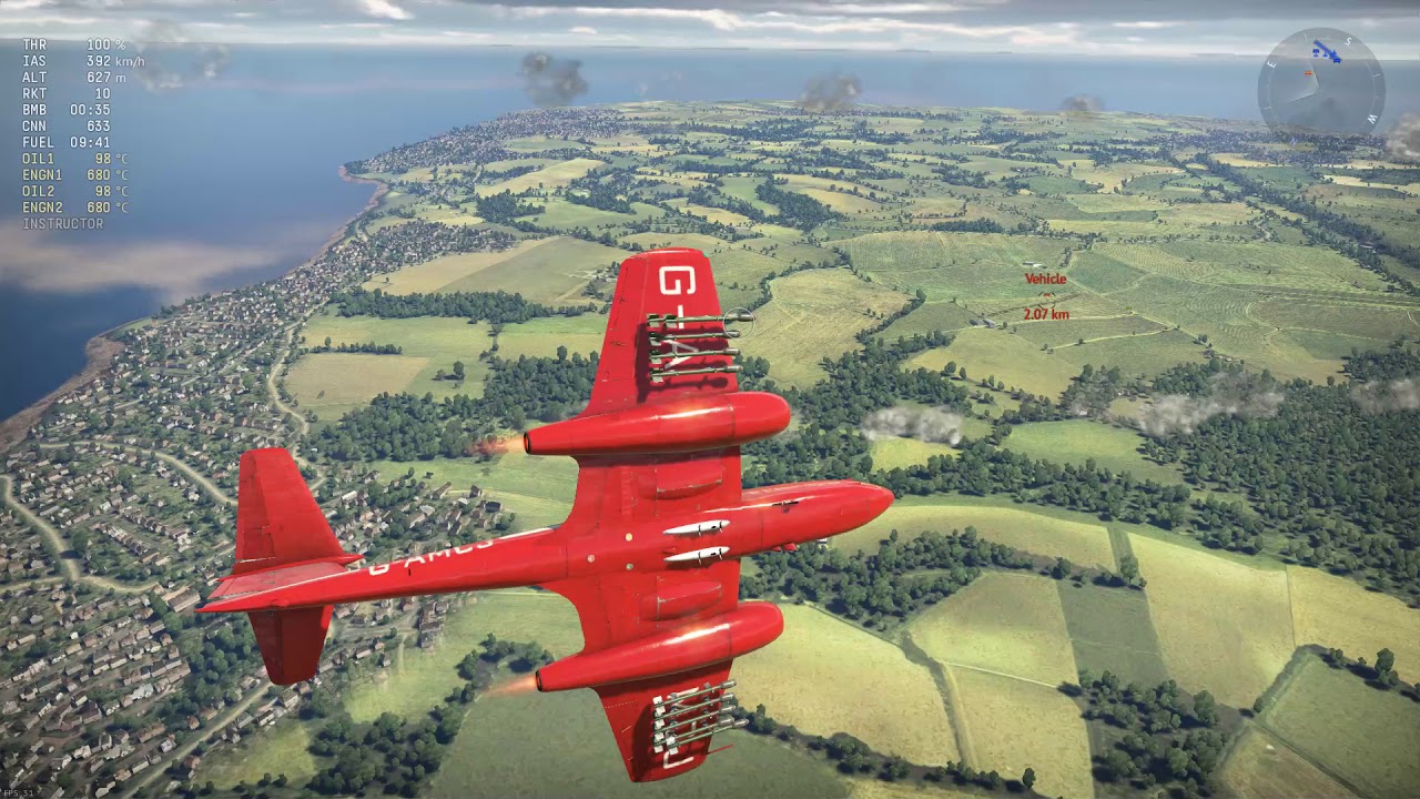 War Thunder Meteor F.Mk.8 Reaper (Rank 5 Great Britain) The Dev Server ...