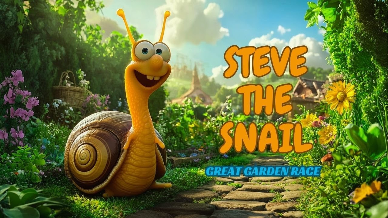 Steve the Snail: Great Garden Race | Bedtime Stories for Kids | A Story ...