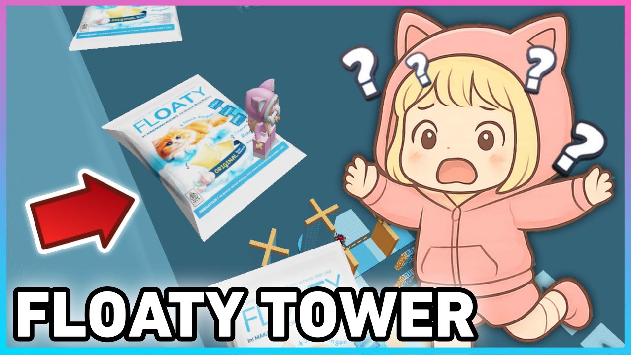 NANA HAMPIR NYERAH DI FLOATY TOWER PALING GEMOY 😭💗 | Roblox Indonesia ...