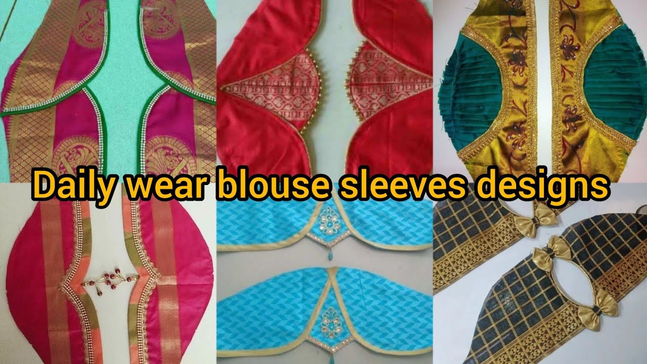 Different types of blouse sleeves designs/Simple but stylish blouse ...