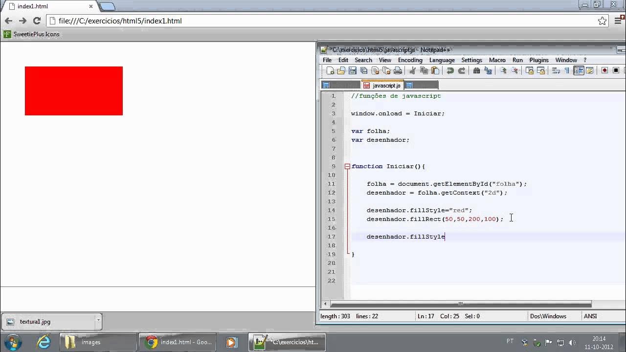 099 HTML5 Canvas GlobalAlpha para definir transparencia, e globalCompositeOperation - YouTube