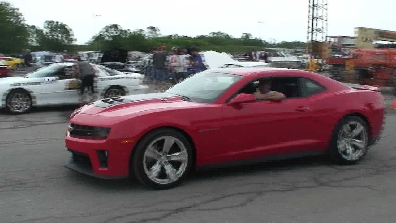 Camaro5 member driving the 2012 CAMARO ZL1 Prototype - YouTube