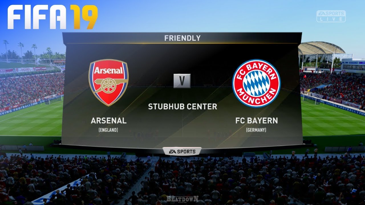 FIFA 19 - Arsenal vs. FC Bayern München (Pre-Season) - YouTube