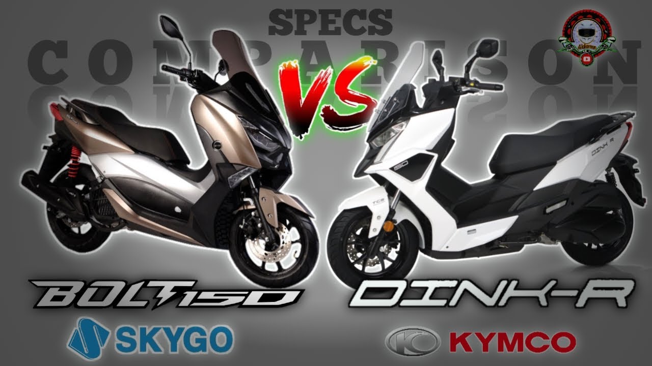 SKYGO BOLT 150 vs KYMCO DINK-R 150 SPECS COMPARISON - YouTube
