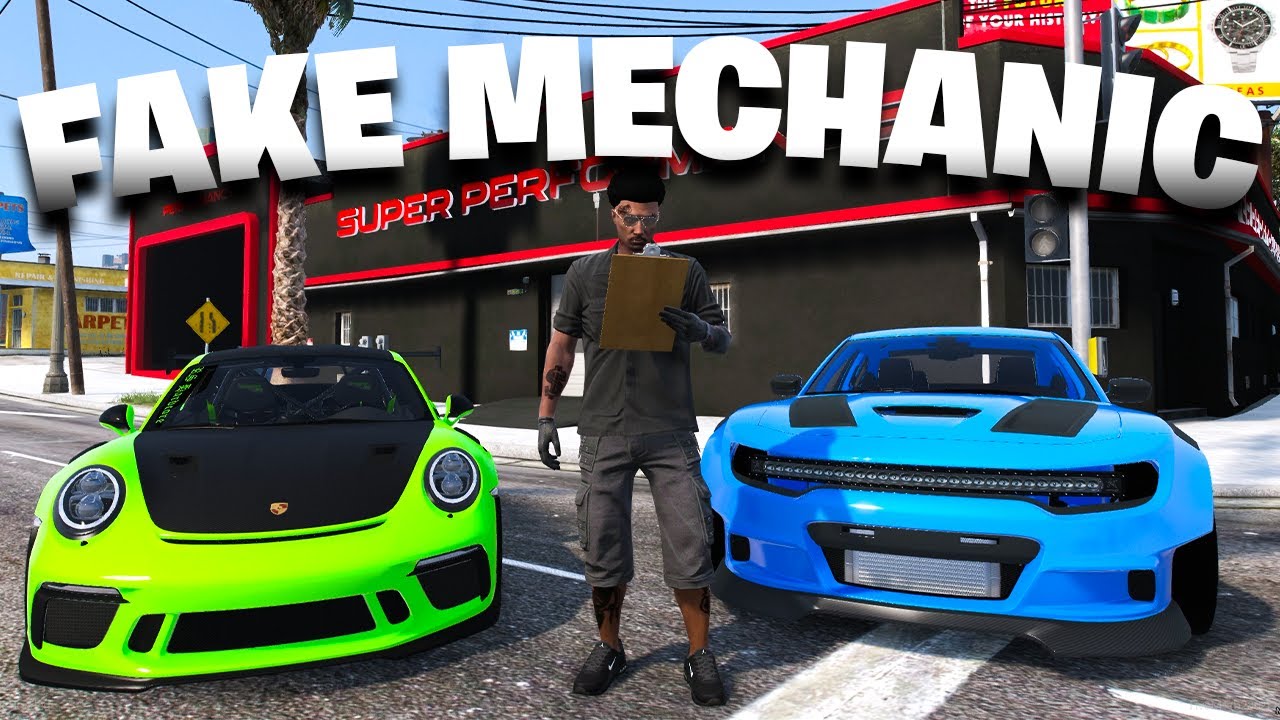 Fake Mechanic Steals Supercars In GTA 5 RP - YouTube