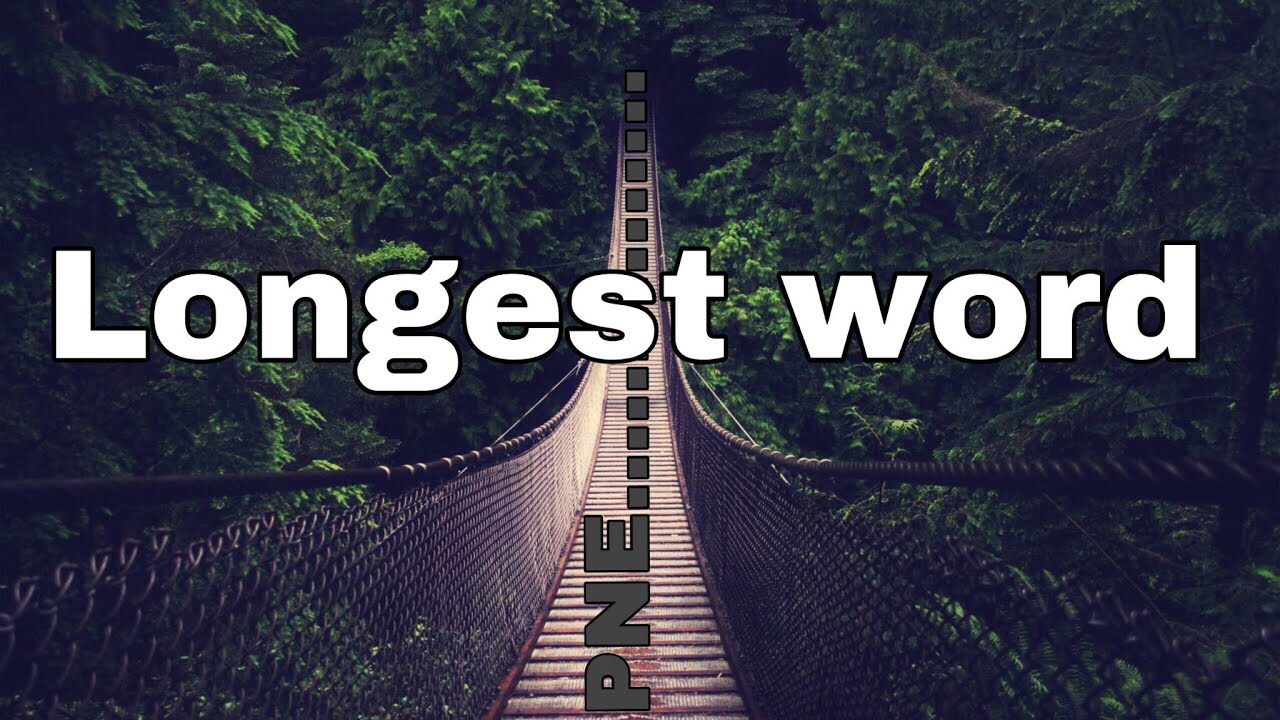 Saying the longest word and explaining the meaning - YouTube