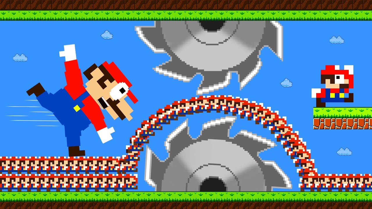 Mario's 9999 Tiny Mario March Madness, R.I.P Mario | Game Animation ...