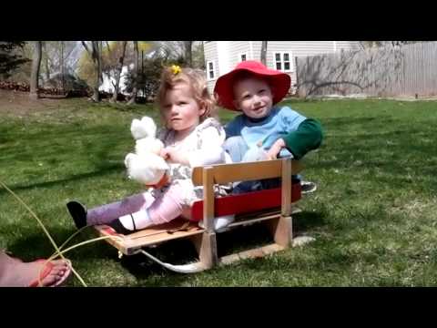 Easter sled - YouTube