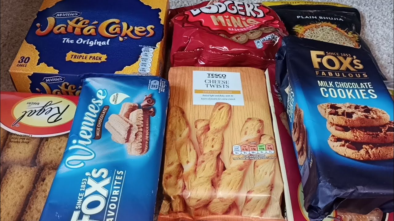 Delicious Snack Bonanza: Jaffa Cakes, Cheese Twists, Cookies, Cake ...