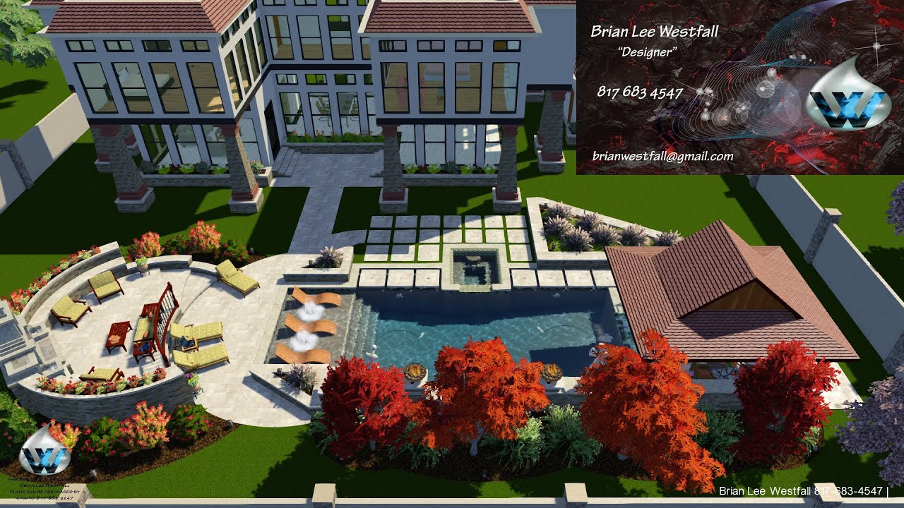 Swimming Pool Awesome Elegant Beautiful Structure Studios Amazing 3D ...