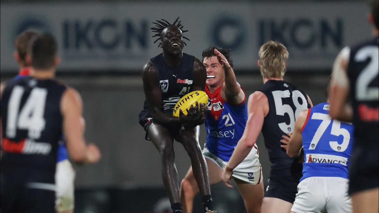 Dom Akuei - VFL Round 7 2024 Highlights - Carlton vs Casey Demons - YouTube