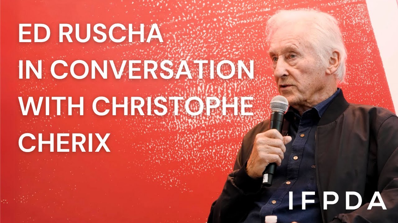 Ed Ruscha In Conversation with Christophe Cherix - YouTube