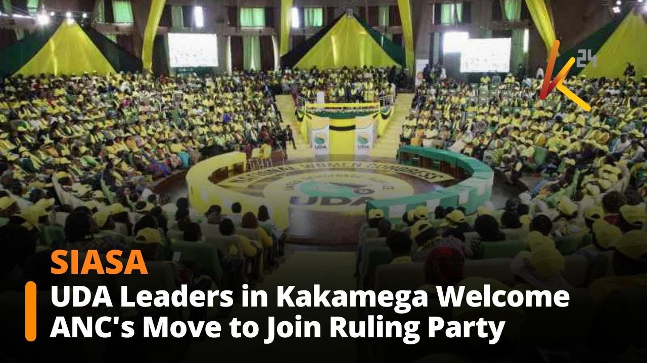 UDA Leaders in Kakamega Welcome ANC's Move to Join Ruling Party - YouTube