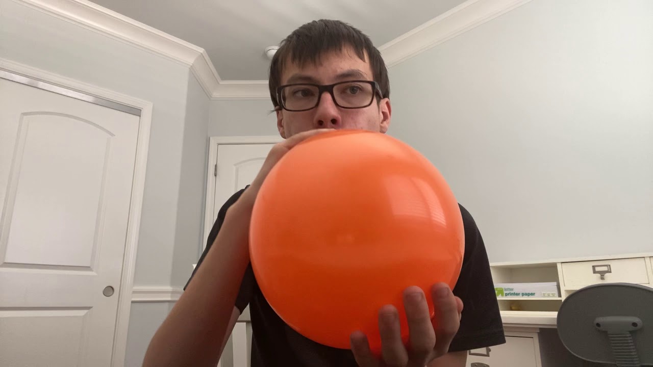 Inflating a balloon #2823 - YouTube