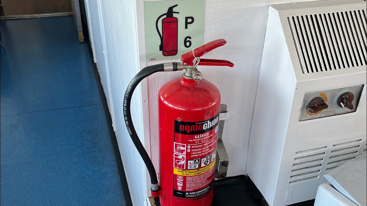 Fire Extinguishers Protecting a Ship - YouTube