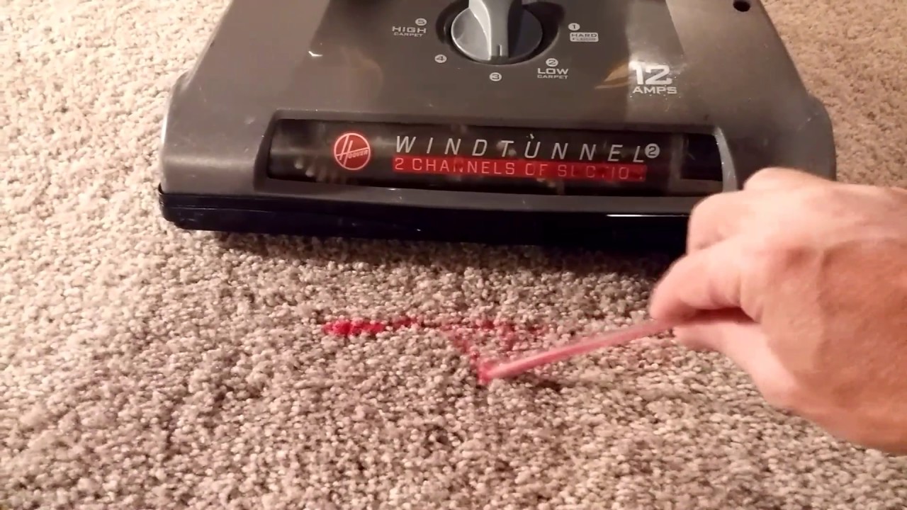 Hoover Windtunnel 2 HC Pet Sand in the Carpet Test - YouTube