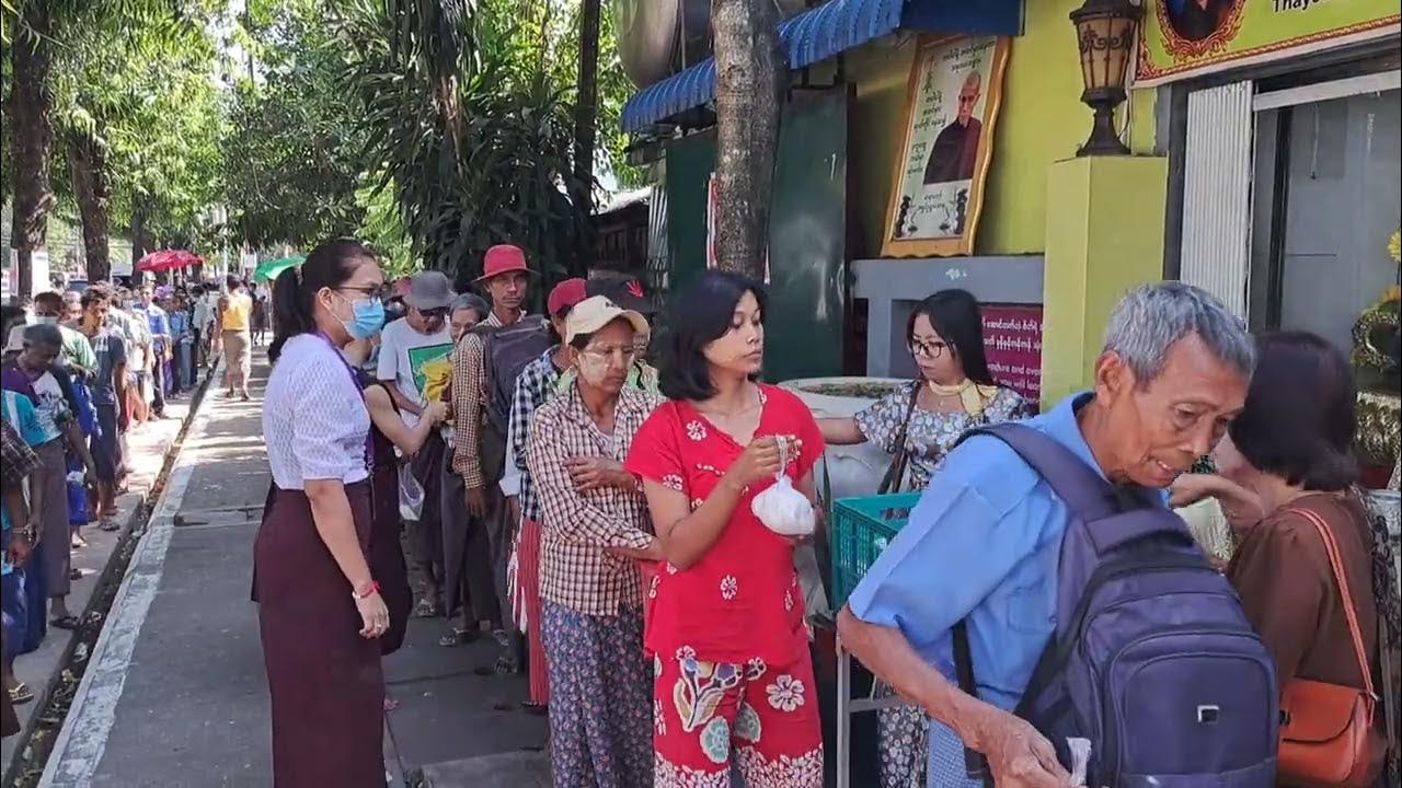 18 12 23 သရက်တောကျောင်းတိုက် သဘာဝတရားရိပ်သာ၌ နေ့စဥ် ထမင်း ဟင်း အဟာရဒါန