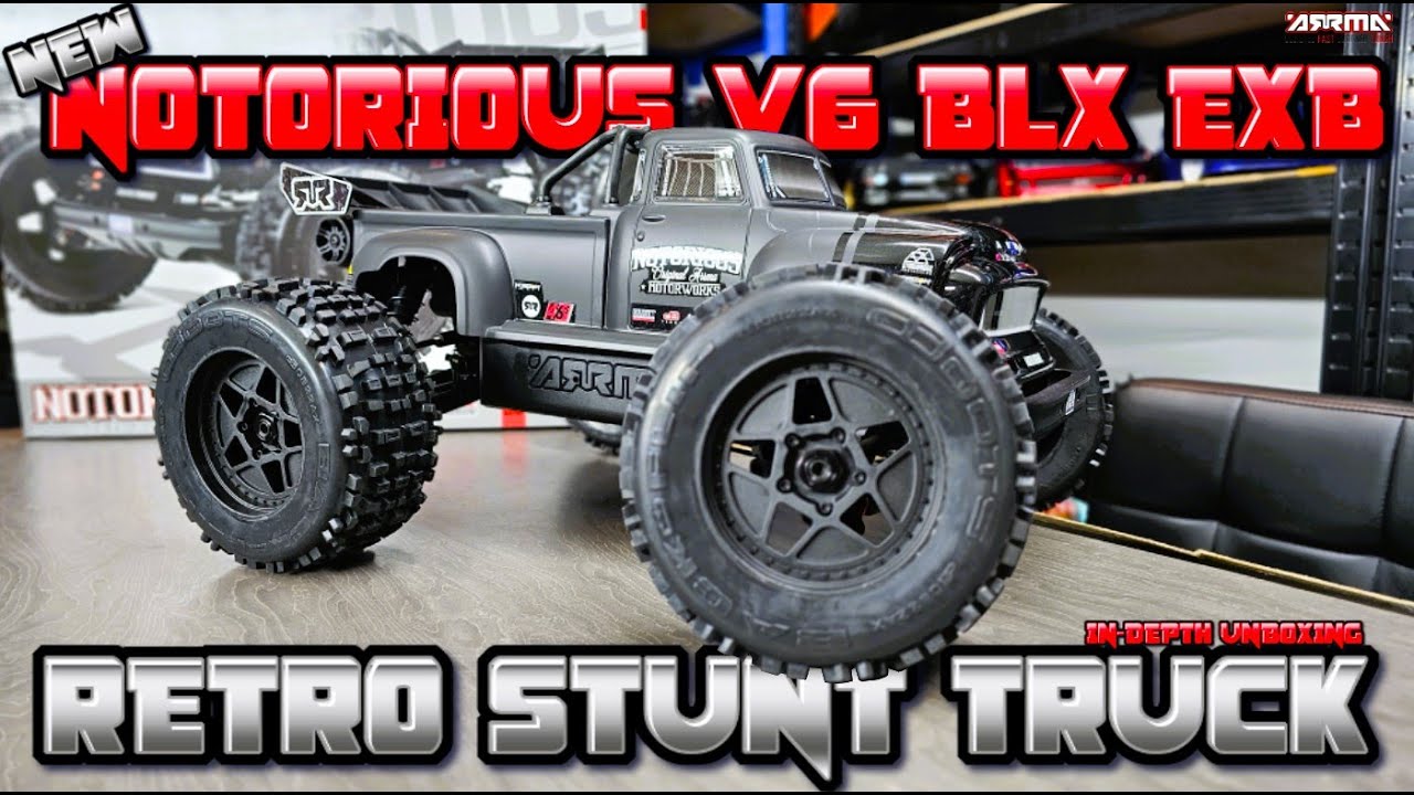 Wow Looks So Good! New Notorious V6 Super Stunt Truck! - YouTube