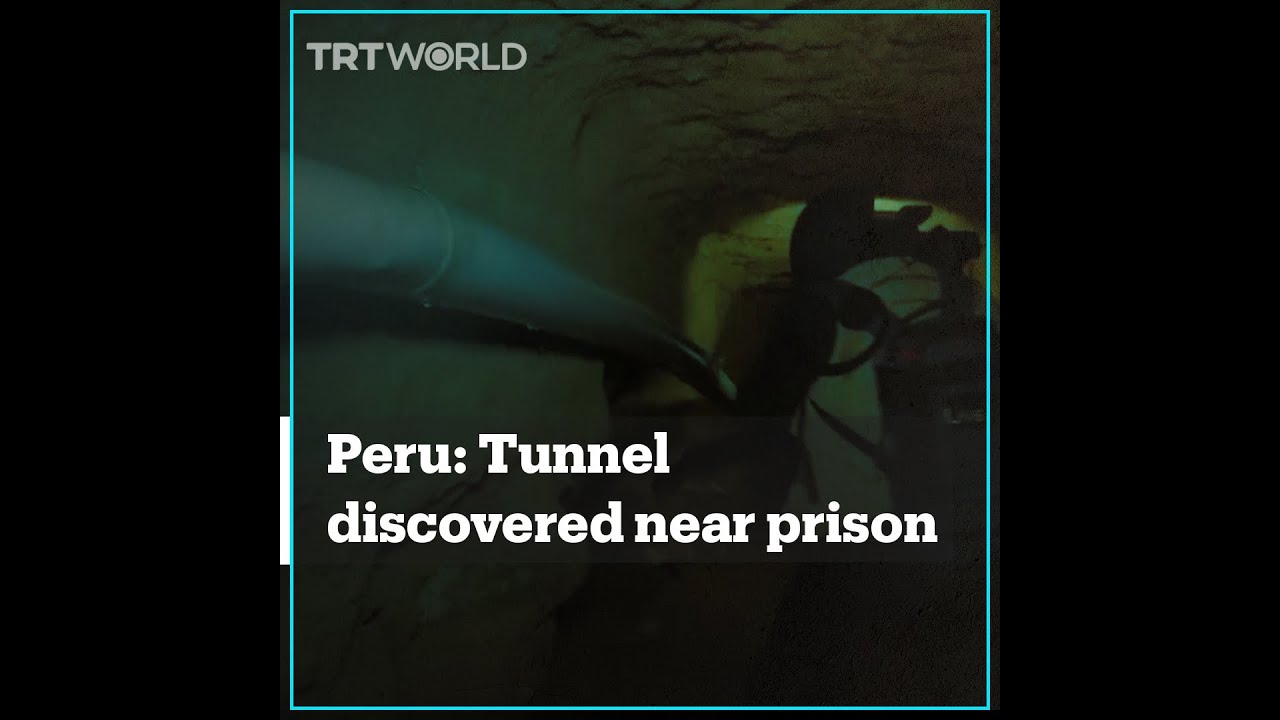 Police in Peru discover 200-m tunnel near prison - YouTube