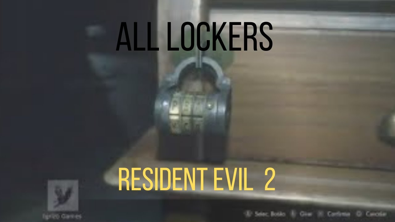 All Lockers - Resident Evil 2 Remake 4k 60FPS - YouTube