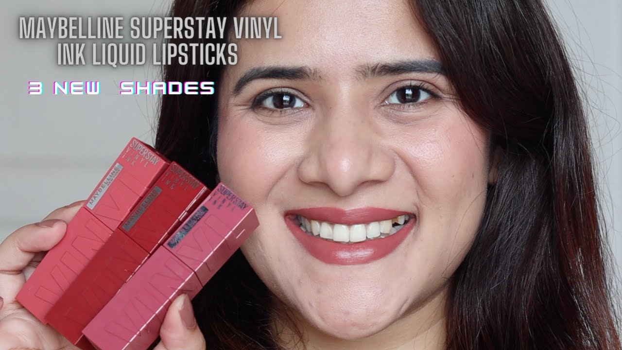 New Shades Maybelline Vinyl Ink Liquid Lipsticks |Dsmileup| - YouTube