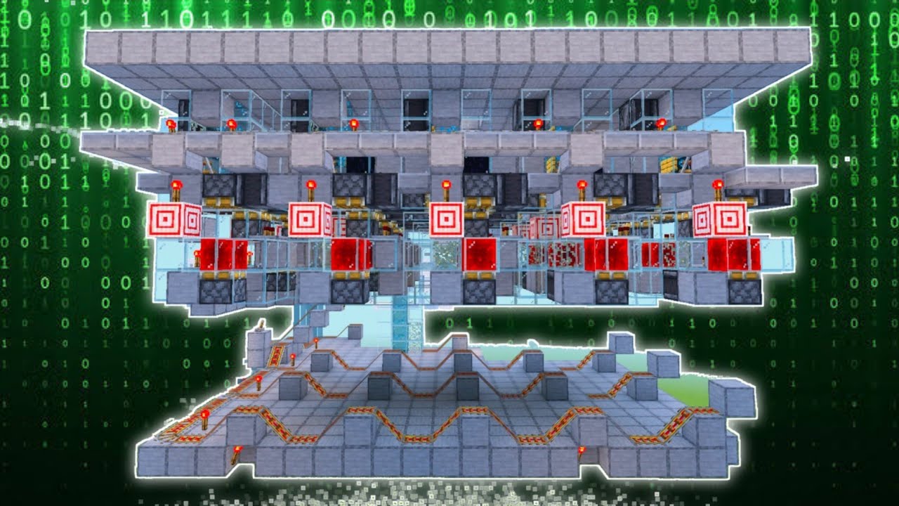 I made a simple villager matrix in Minecraft. Treller Minecraft ...