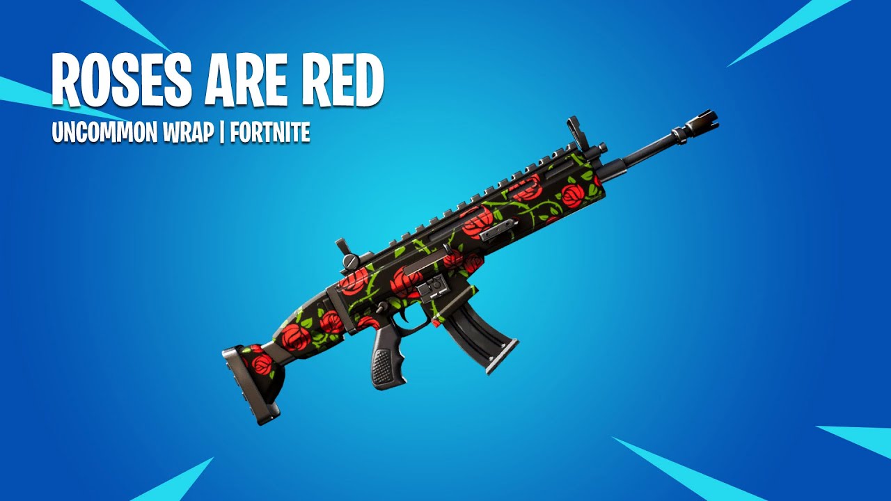 Roses Are Red | Uncommon Wrap | Fortnite - YouTube