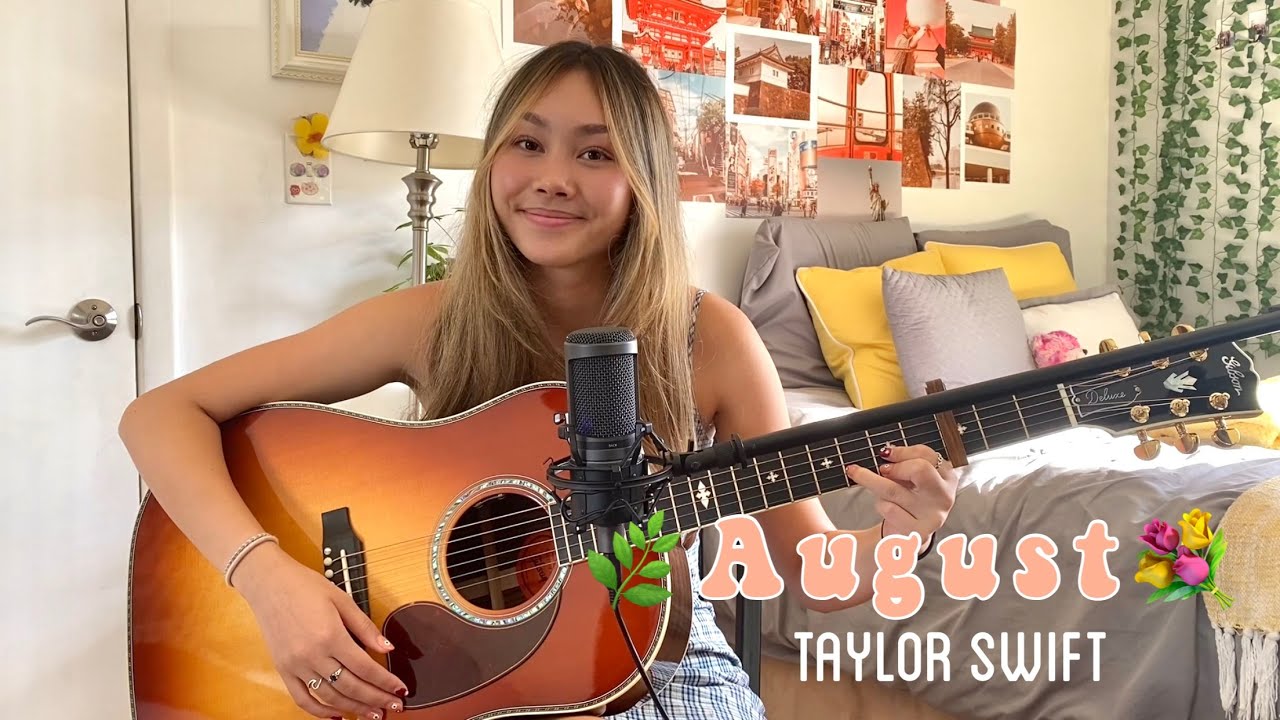 August- Taylor Swift guitar cover - YouTube