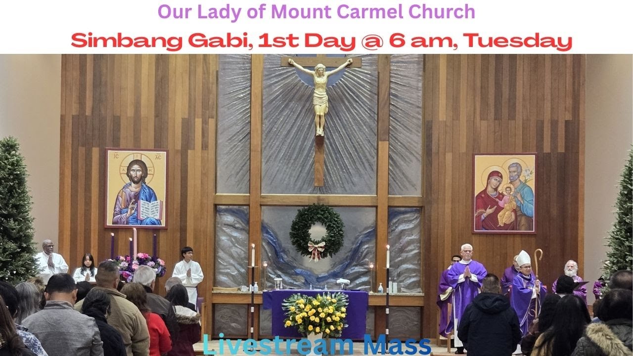 OLMC - First Day of Simbang Gabi - December 16, 2025 - YouTube