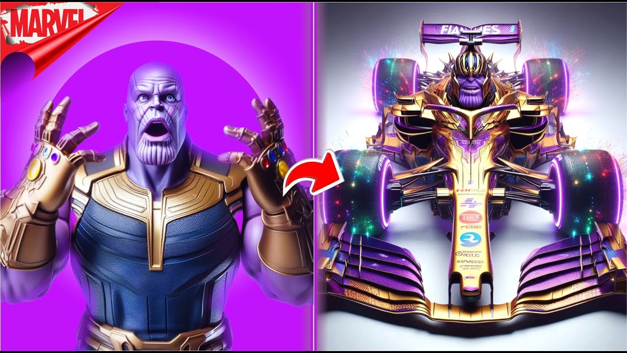 AVENGERS But F1 CARS | VENGERS | All Super Hero Characters (Marvel & DC ...