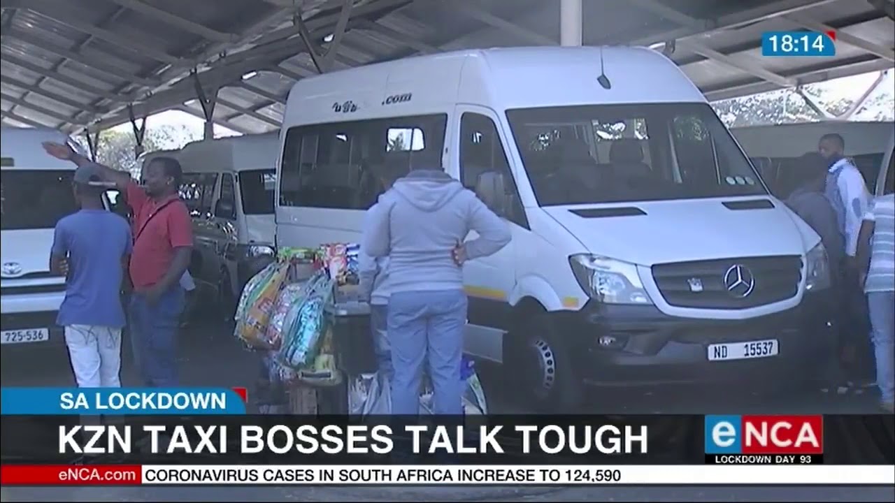 KZN taxi bosses talk tough - YouTube