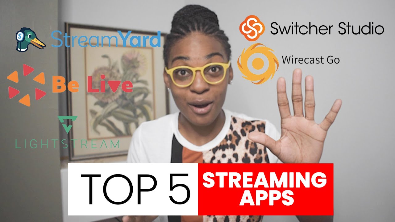 TOP 5 LIVE STREAMING APPS | Switcher Studio, Wirecast Go, StreamYard ...