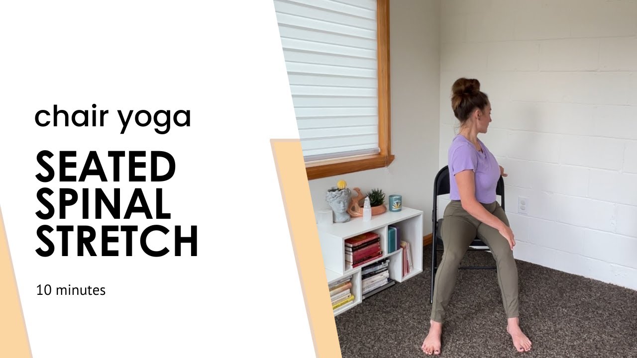 Lunch Break Chair Yoga | Seated Full Body Stretch - YouTube