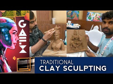 Traditional Clay Sculpting | Bengaluru GAFX 2024 | ABAI | Traditional Art