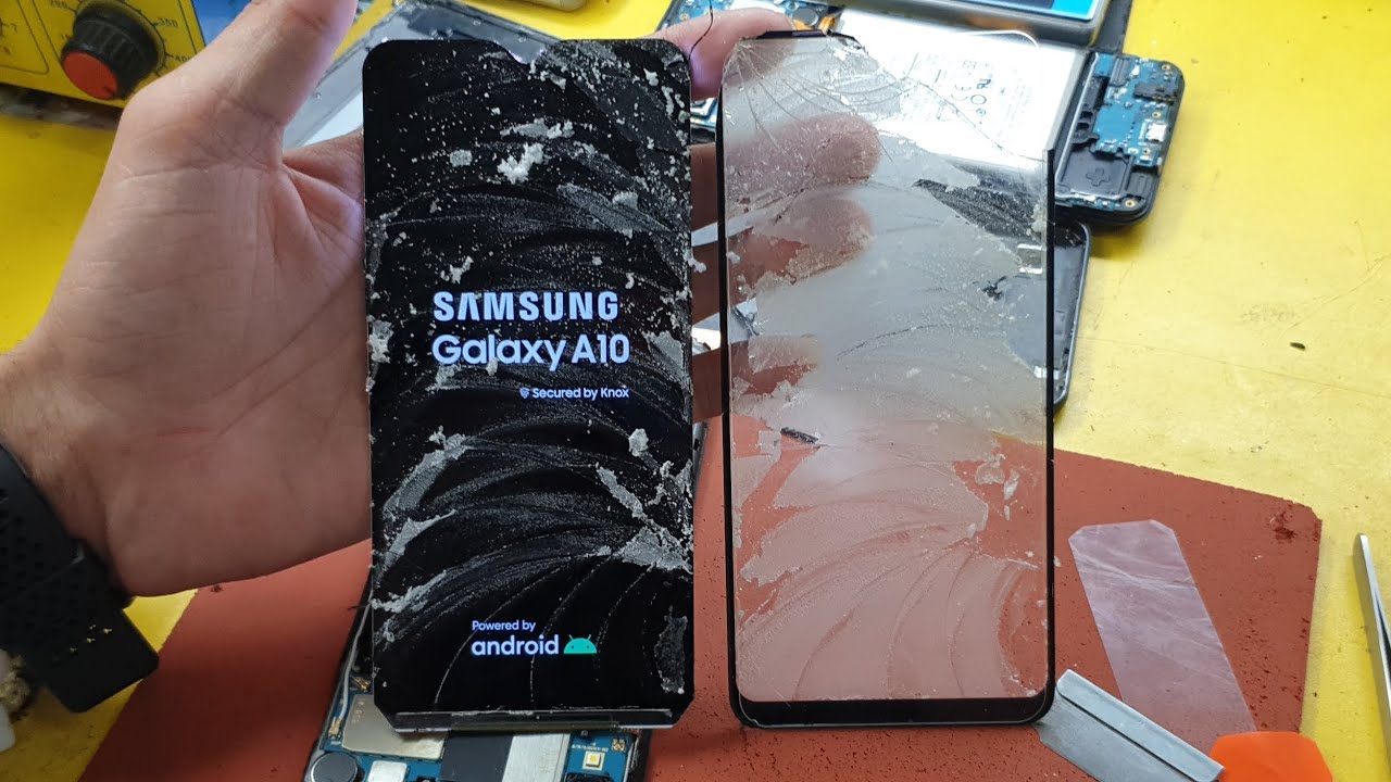 Samsung A10 Front Glass Broken / Disassembly | Restoration | A 10 ...