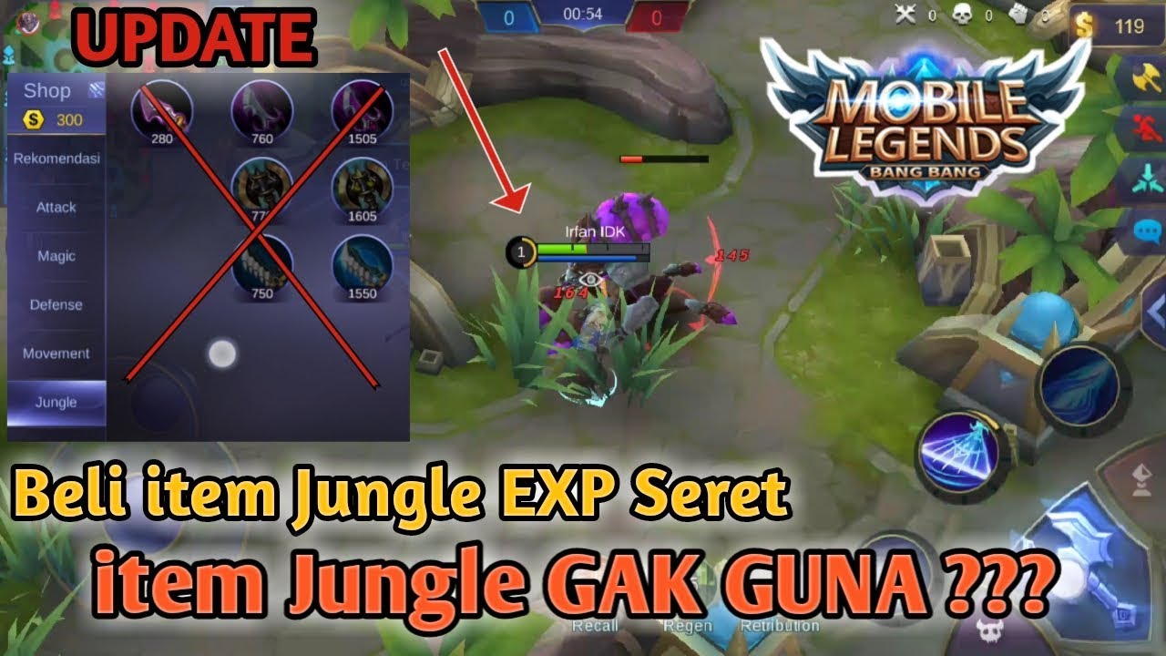 NEW UPDATE ML - Item Jungle Jadi Gak Guna di Mobile Legends, Benarkah ...