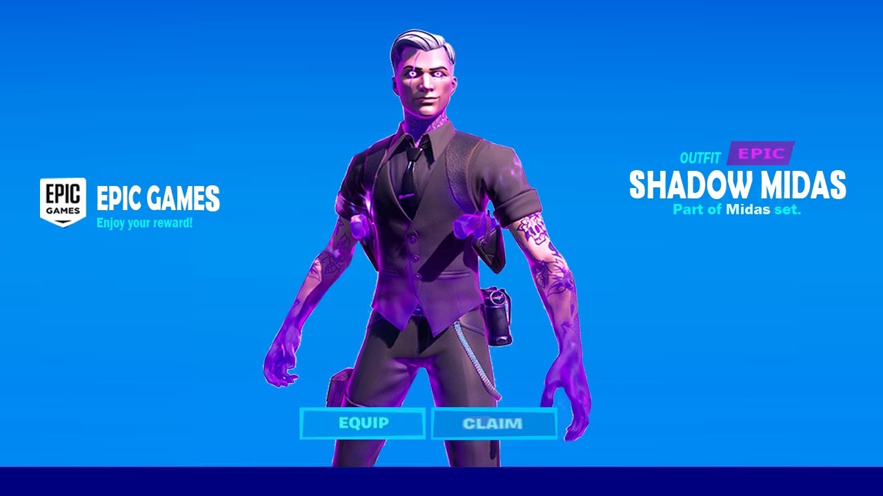 How To Get Shadow Midas Skin NOW FREE In (Fortnite! Unlock Shadow Midas ...