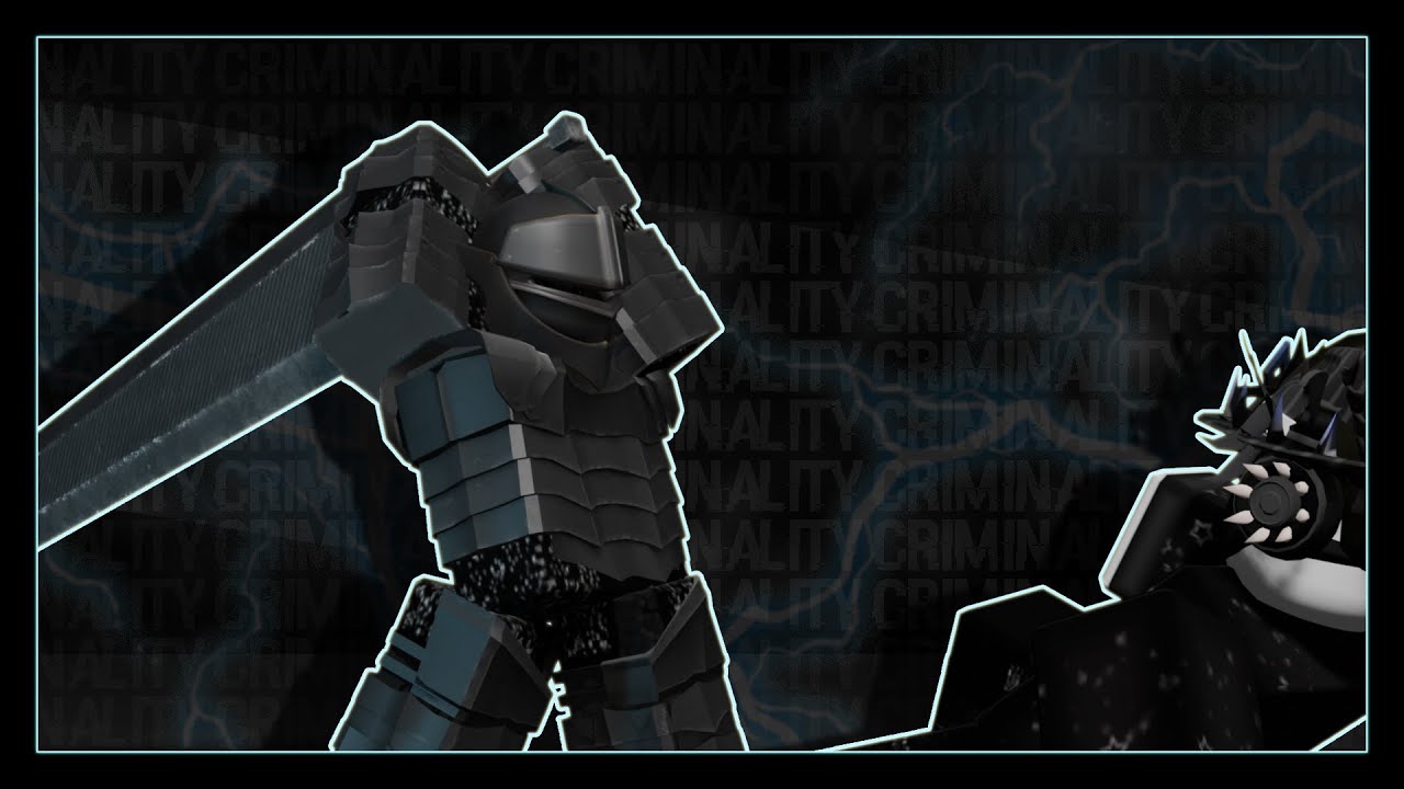 The Black Swordsman Roblox Criminality Youtube