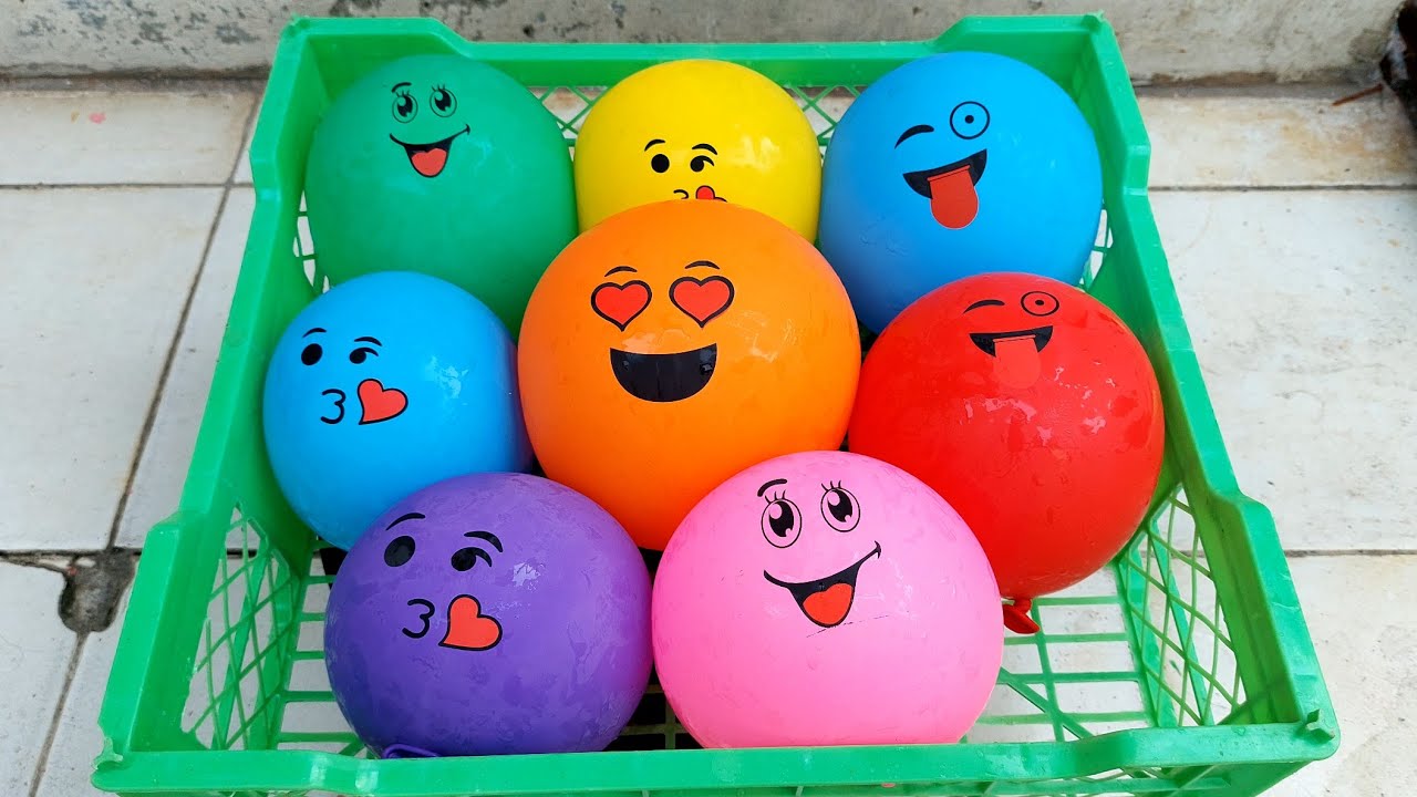 Mencari Balloon Rainbow, Balon Warna Warni, Balon Karakter, Popping ...