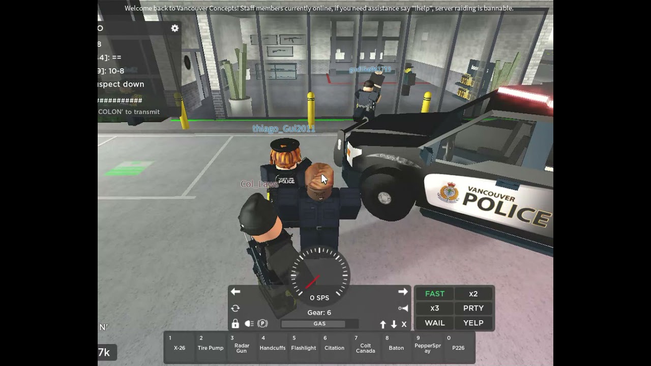 VPD Patrol on Vancouver Concepts on ROBLOX. - YouTube
