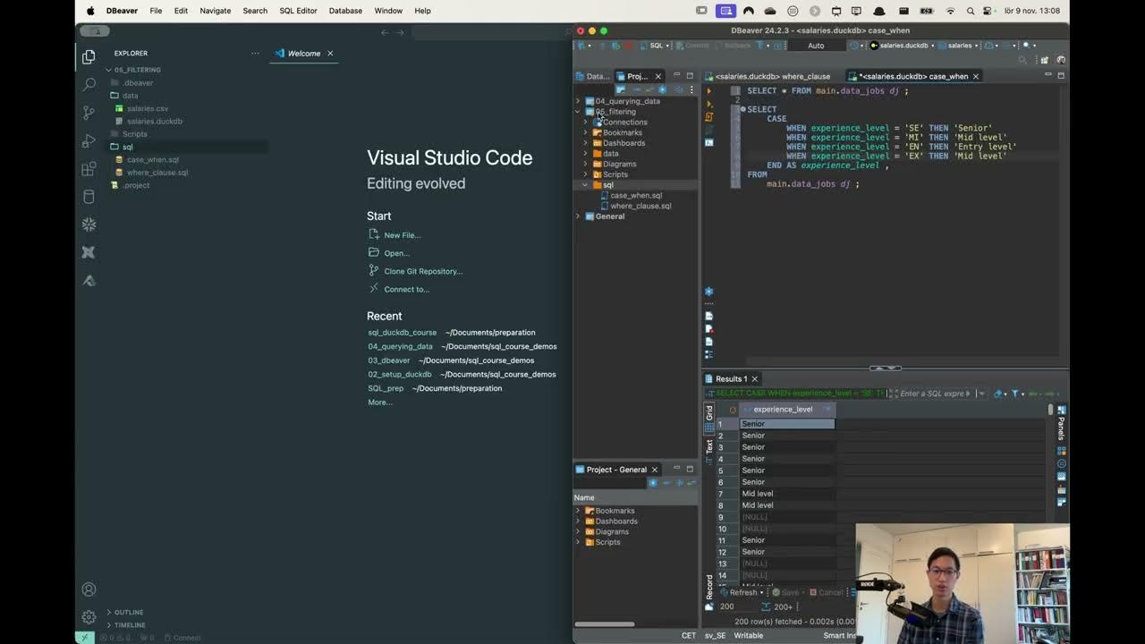 FIltering data in DuckDB (coding) - YouTube
