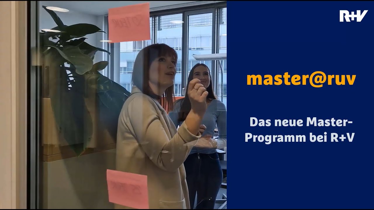 master@ruv - das neue Masterprogramm bei R+V - YouTube